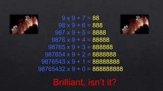 BEAUTY OF MATHEMATICS- Tricks of Calculations.pptx