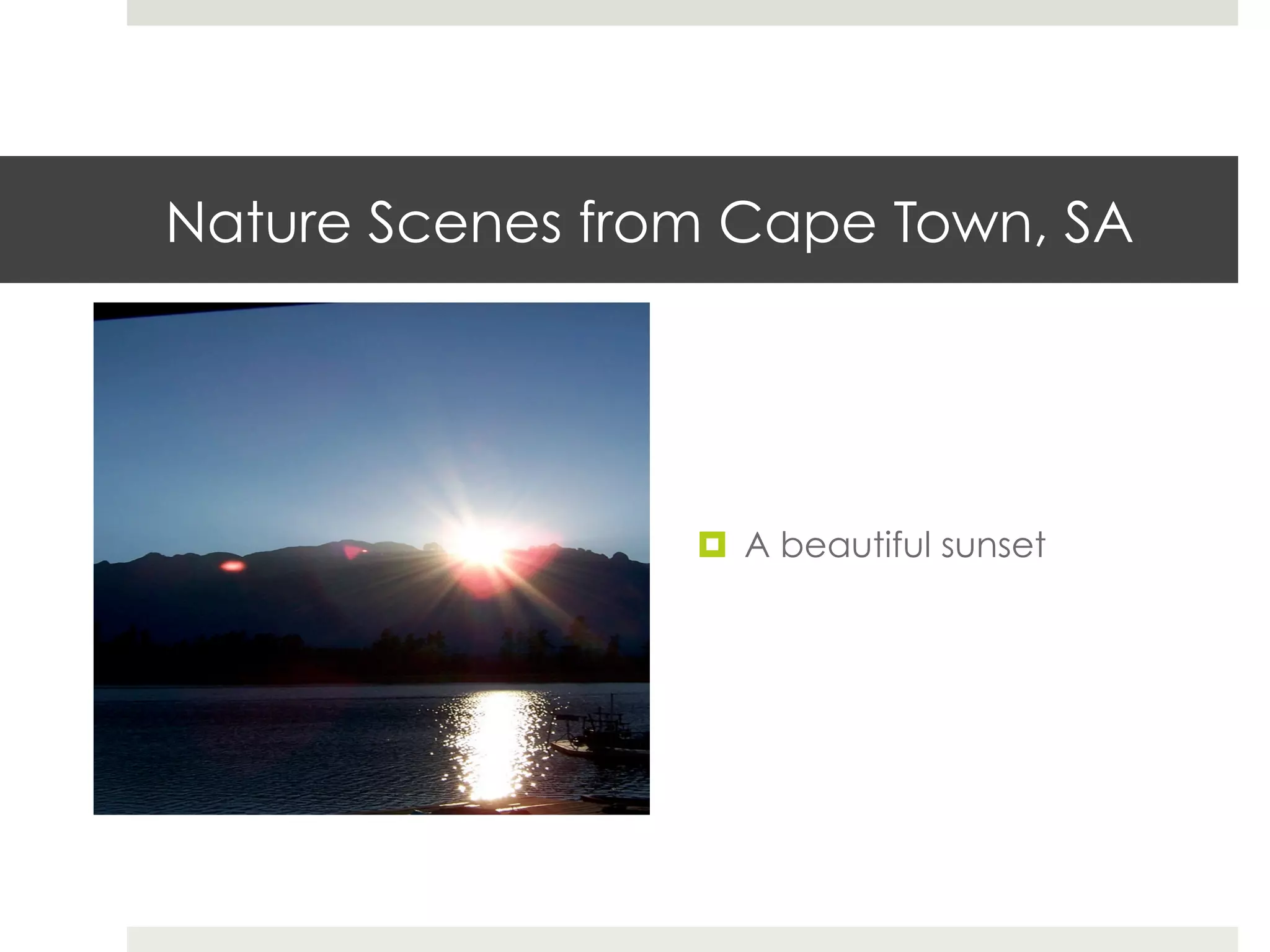 Beauty of nature test presentation | PDF