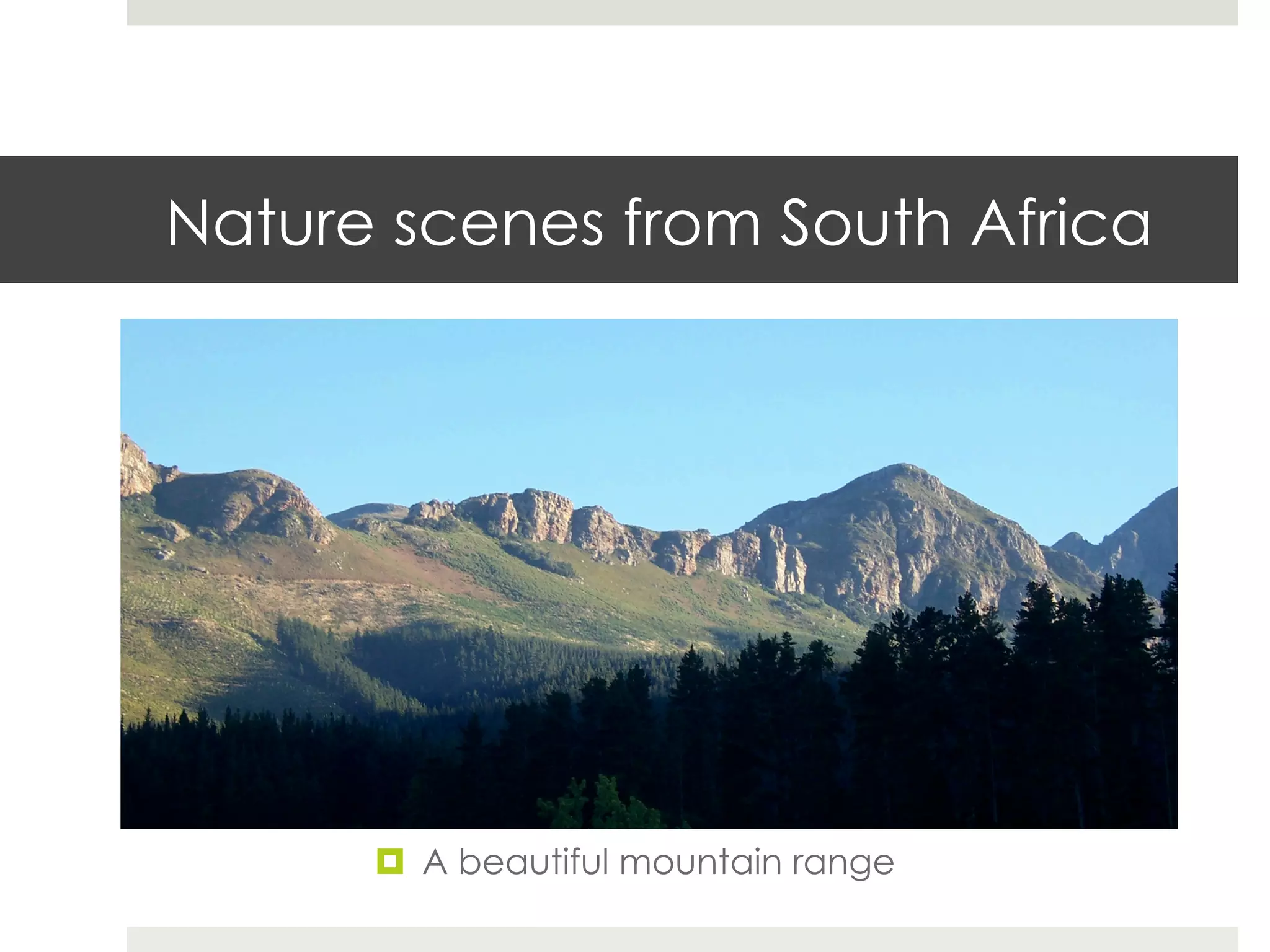 Beauty of nature test presentation | PDF