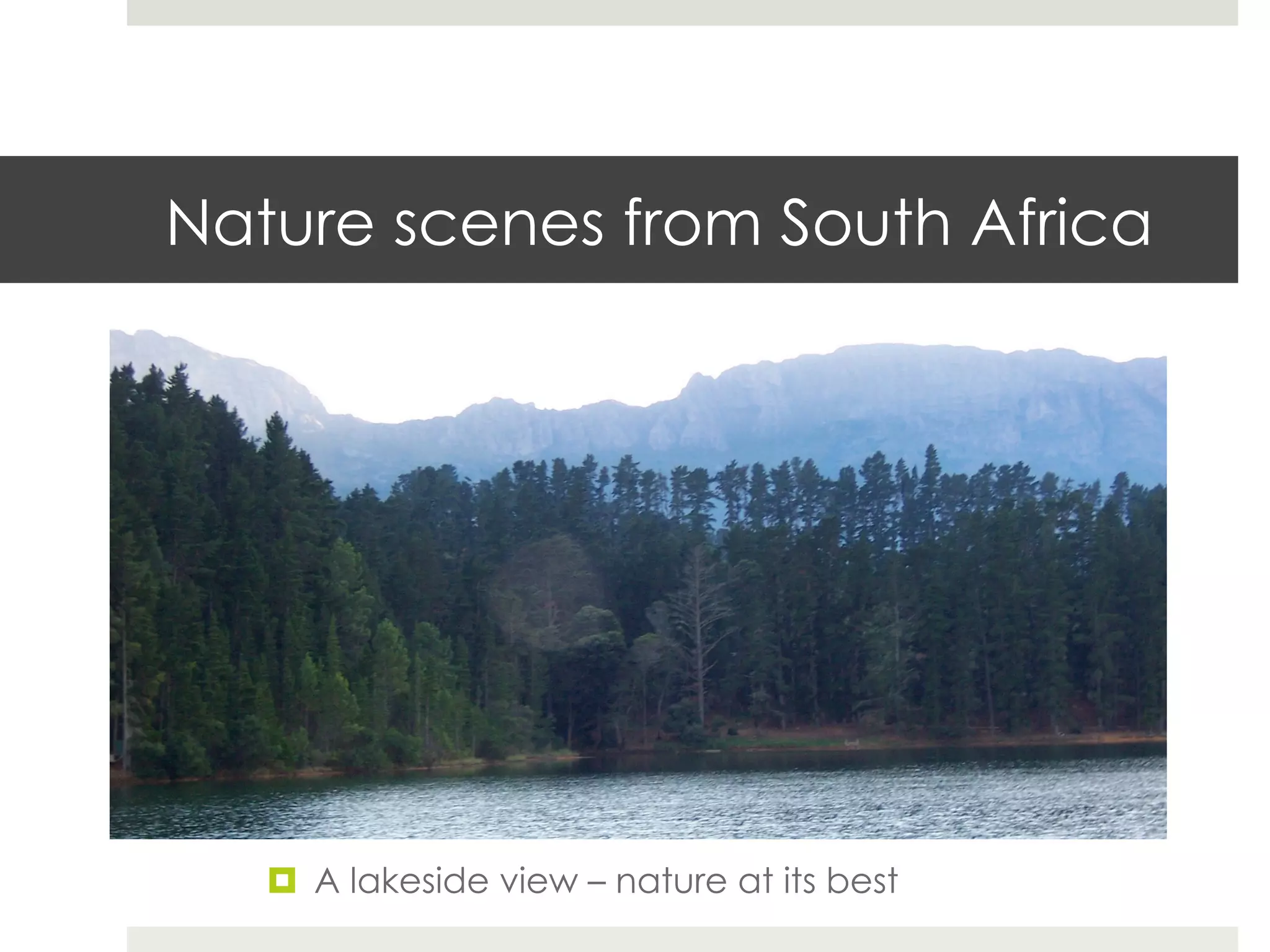 Beauty of nature test presentation | PDF