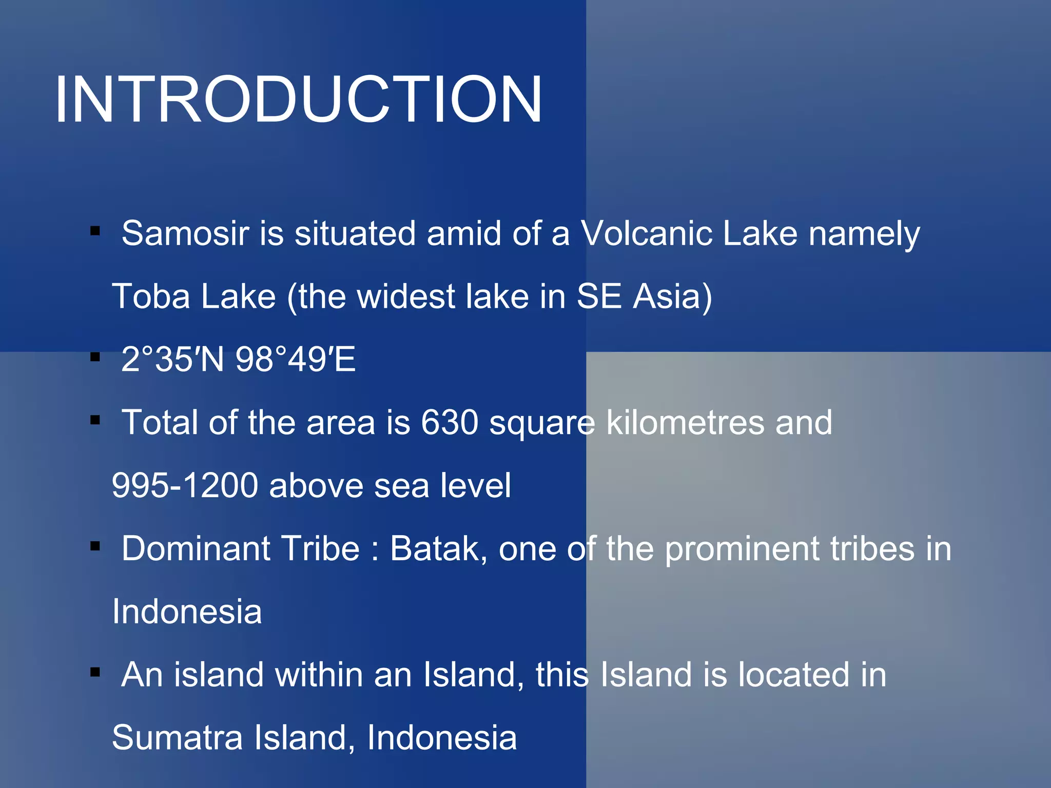 Beauty of samosir island | PPT