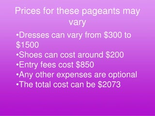 Beauty pageants (2) | PDF