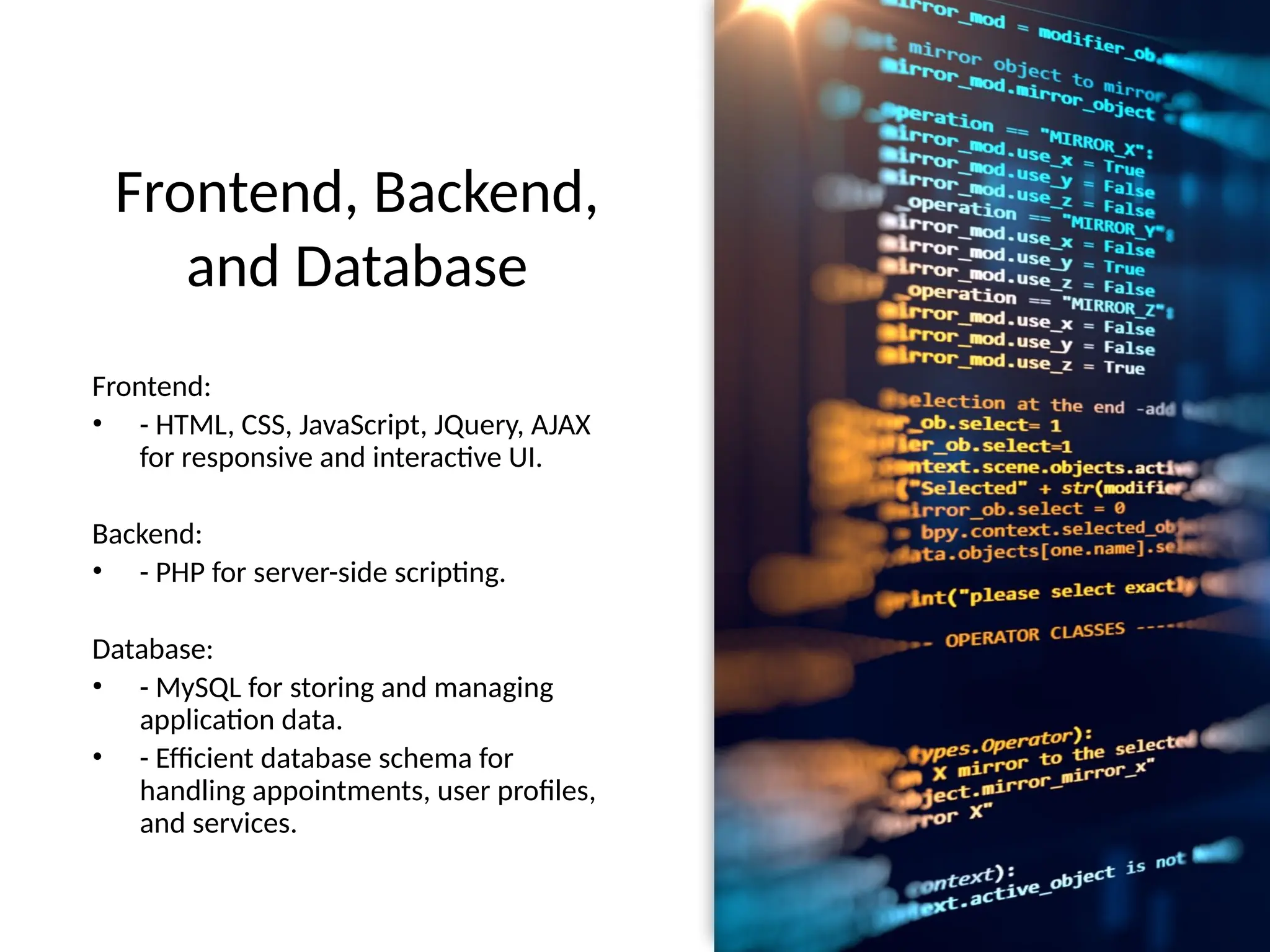 Beauty_Parlour_Management_System in php sql for final year project | PPTX