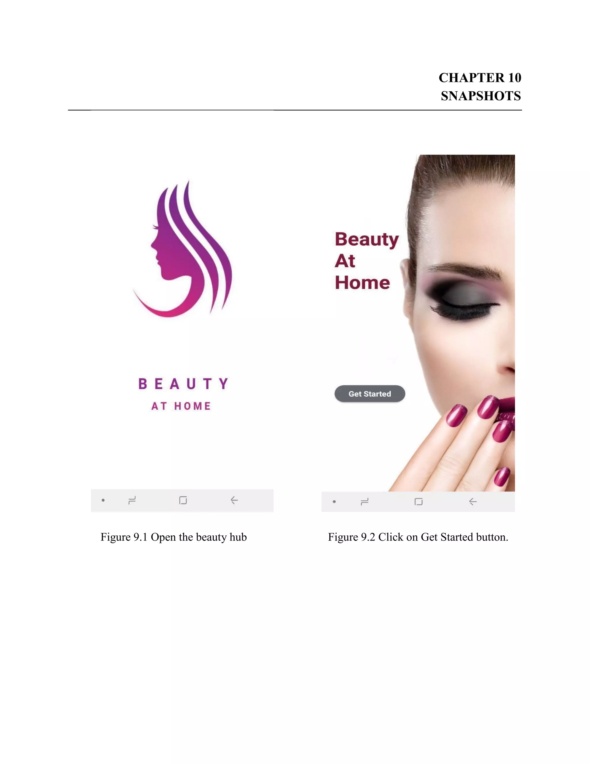 Salon Project Report | PDF