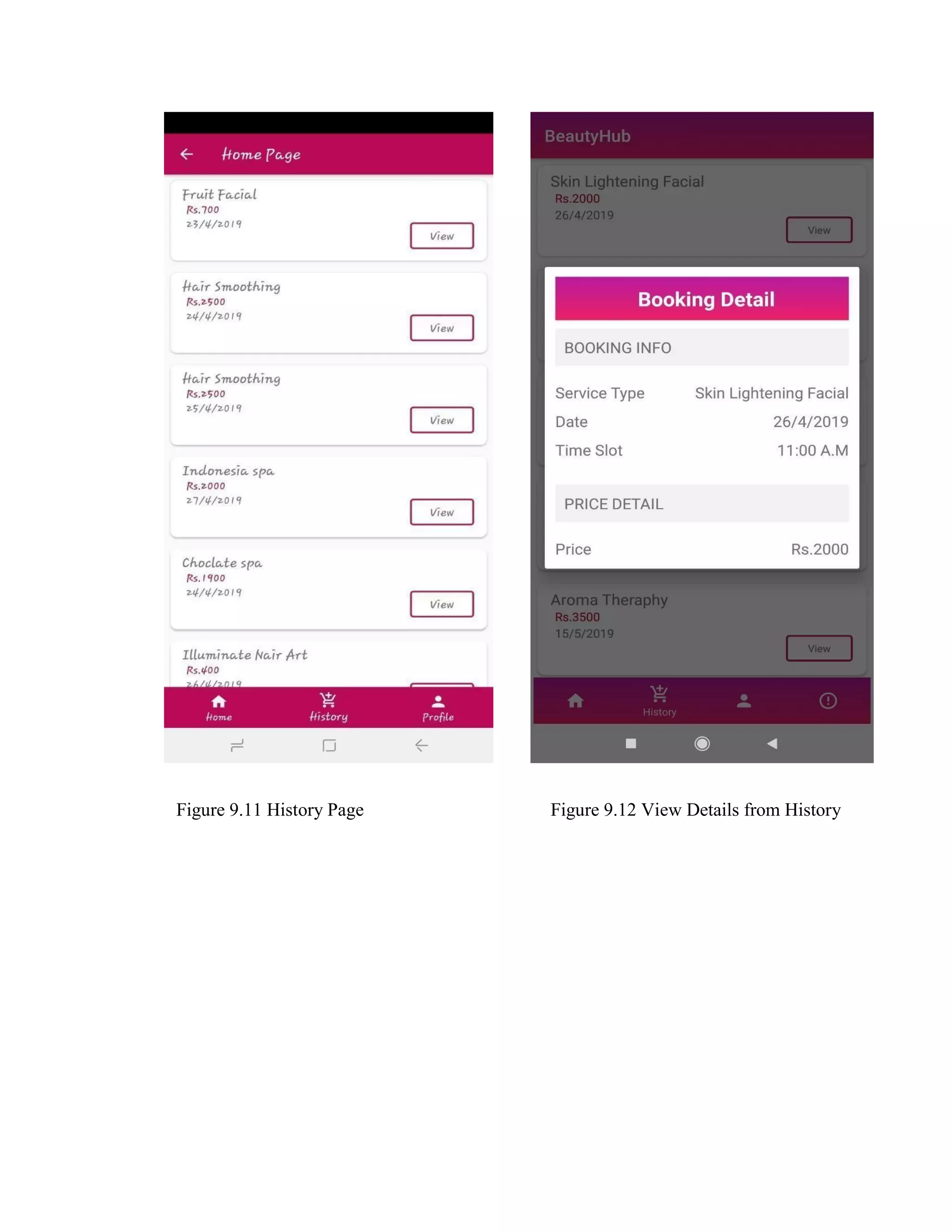Salon Project Report | PDF