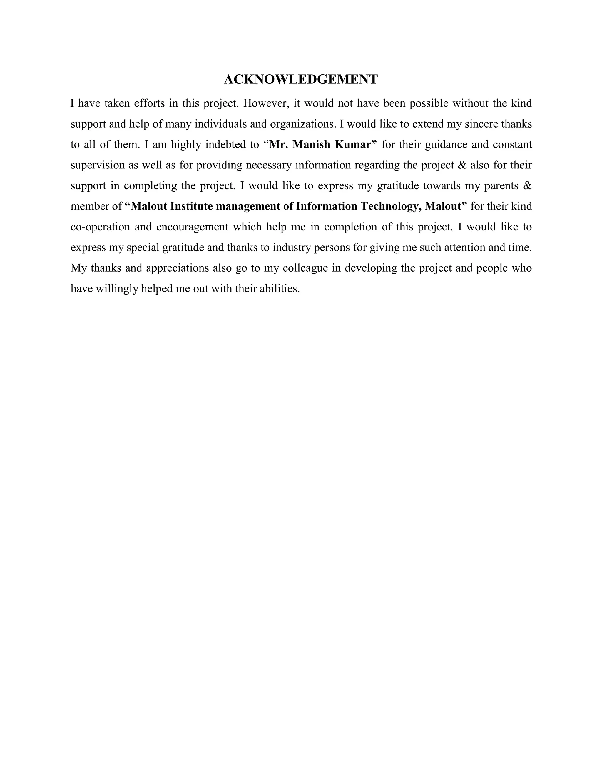 Salon Project Report | PDF