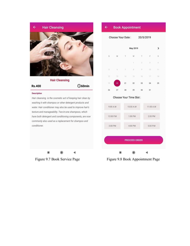 Salon Project Report | PDF