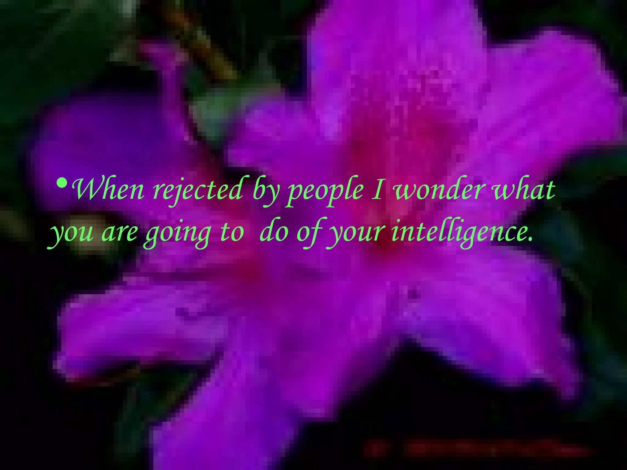 Beauty vs intelligence | PPT