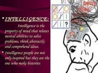 Intelligence Is Beauty