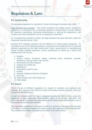 Beauty, Wellness & Personal Care Industry India | PDF
