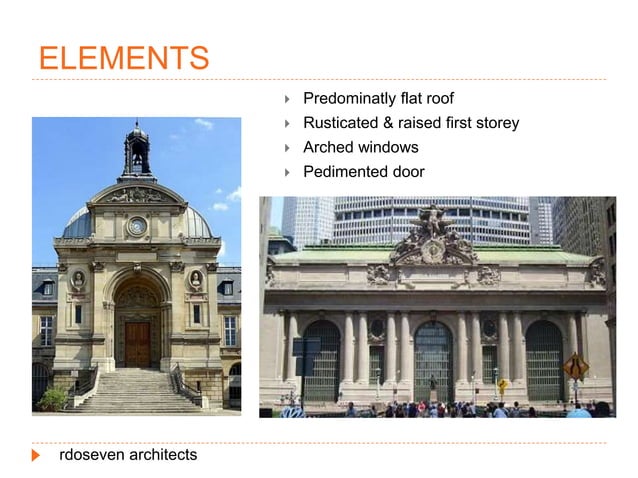 Beaux art architecture style | PPTX