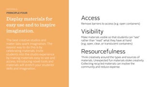 10 Principles for Designing Your Makerspace—Detailed version | PPT
