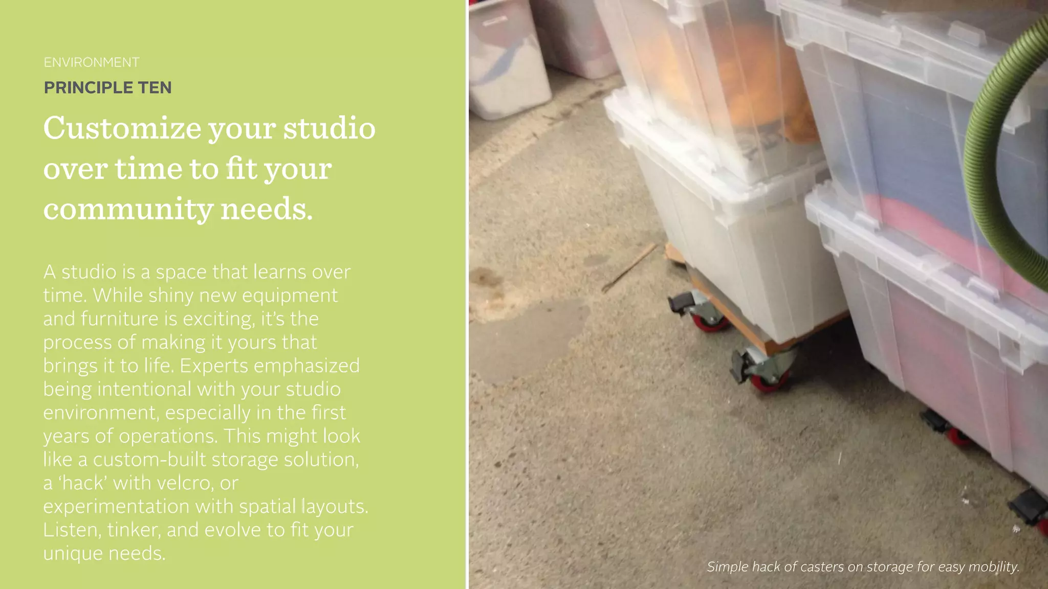 10 Principles for Designing Your Makerspace—Summary | PDF