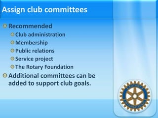 Be a vibrant club - Club Leadership Plan | PPTX