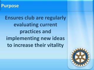 Be a vibrant club - Club Leadership Plan | PPTX