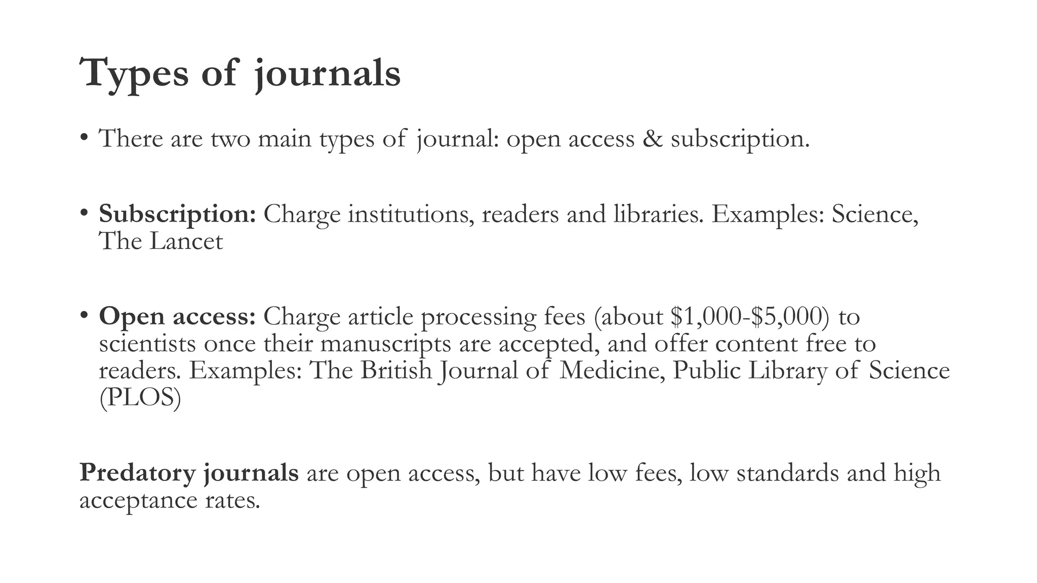 Be aware fo predatory journal | PDF
