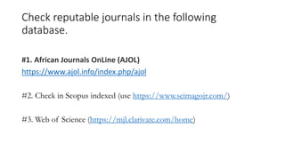 Be aware fo predatory journal | PDF