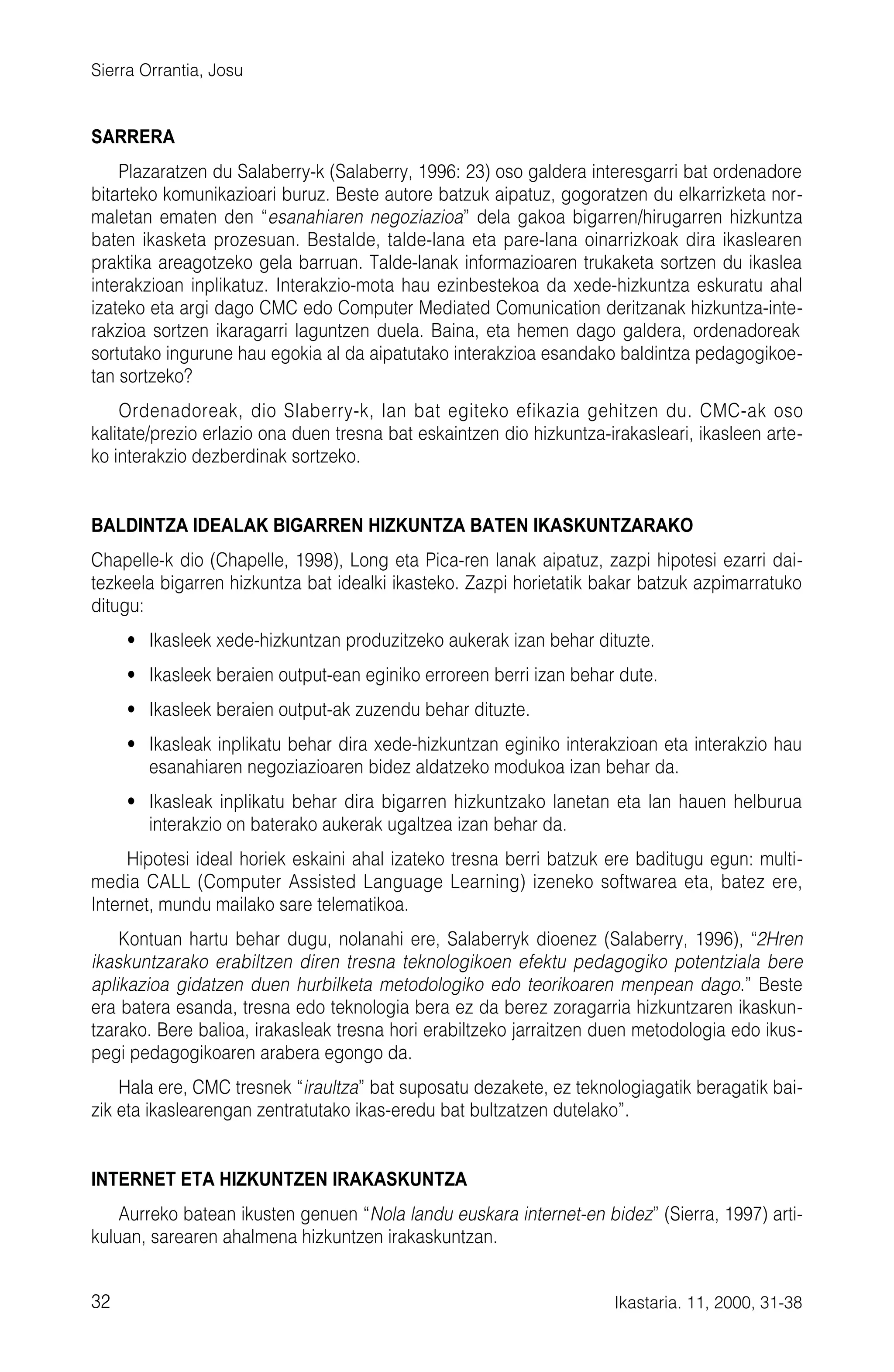 josu sierra ikastaria 2000 | PDF