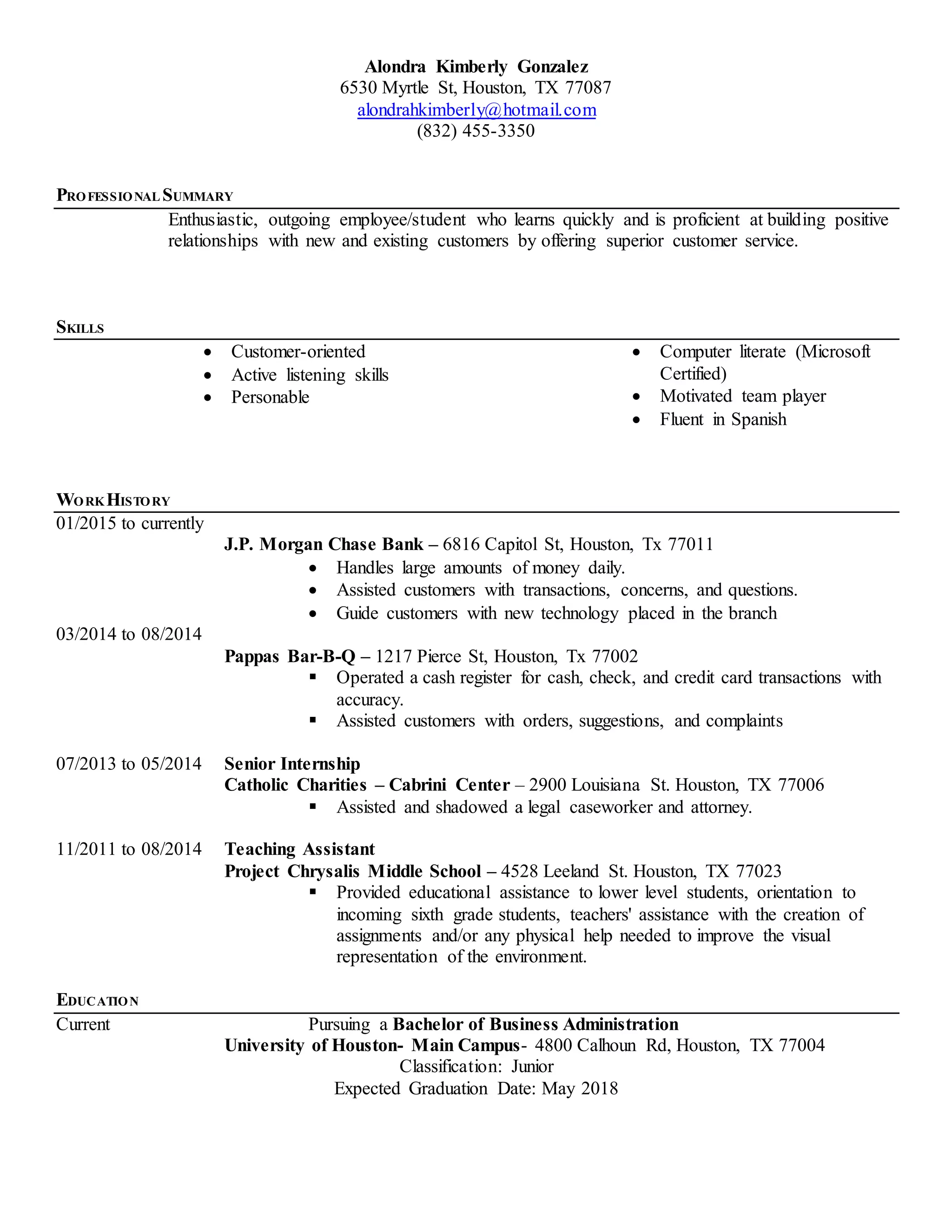 Customer Service Resume-2 | DOCX