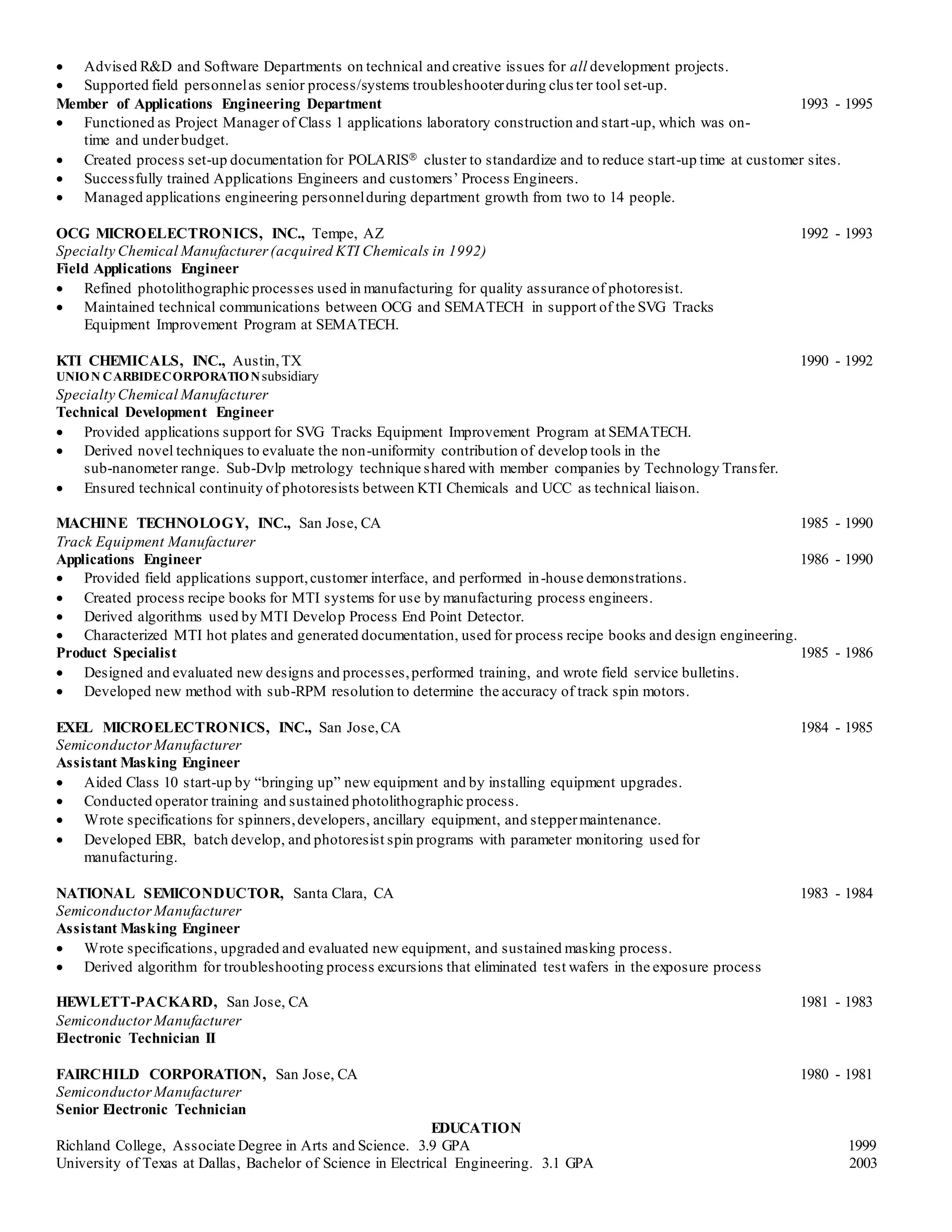 Joe Daggett-Bruntz resume Rev1 2016 | PDF