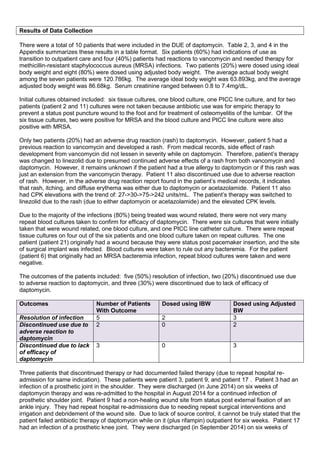 Daptomycin MUE Jun to Oct 2014 | PDF | Infectious Diseases | Diseases ...