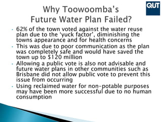 Water Reuse: Benefits and Challenges | PPTX