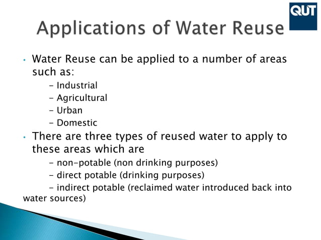 Water Reuse: Benefits and Challenges | PPTX