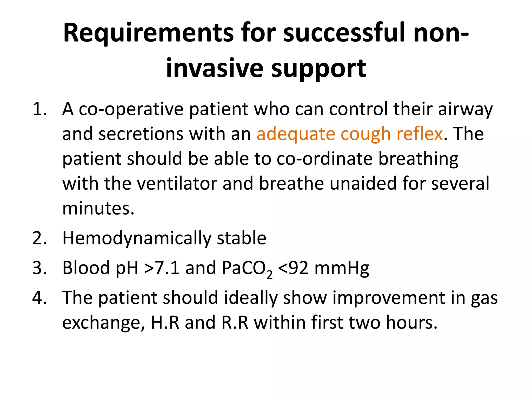 Non-invasive Ventilation | PPTX