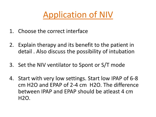 Non-invasive Ventilation | PPTX