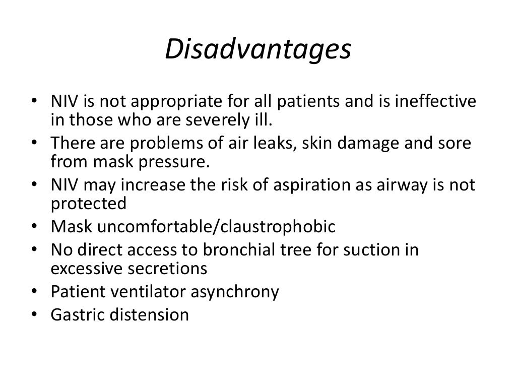 Non-invasive Ventilation