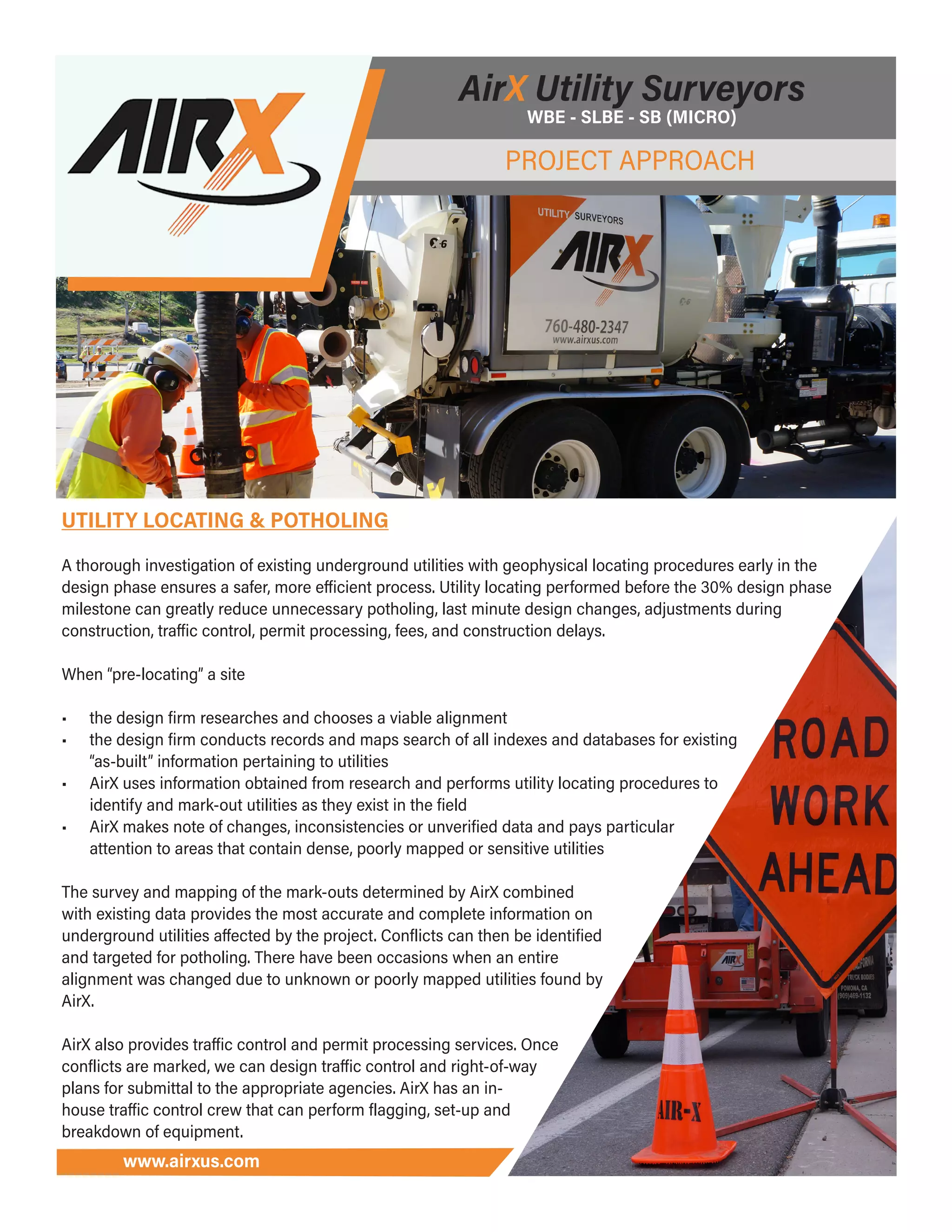 Project Approach - Potholing & Locating | PDF
