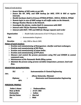 Lingeswaran CVe | DOC | Computer Networking | Computing