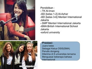 Maudy Ayunda - Profile | PPT