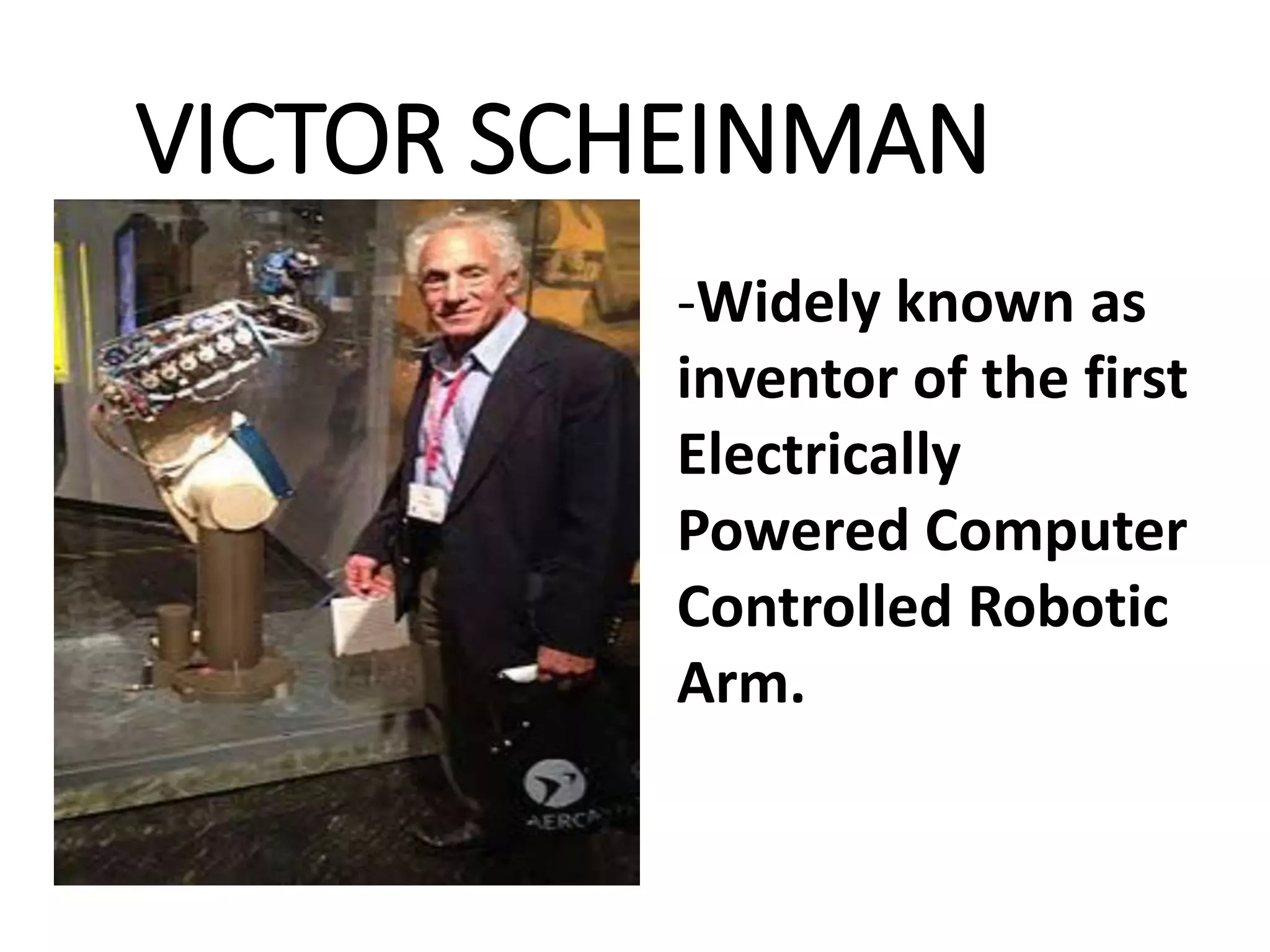 Engineers and their inventions that defined robotics | PPTX