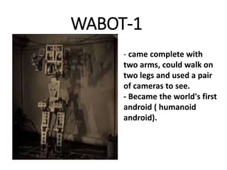 Engineers and their inventions that defined robotics | PPTX