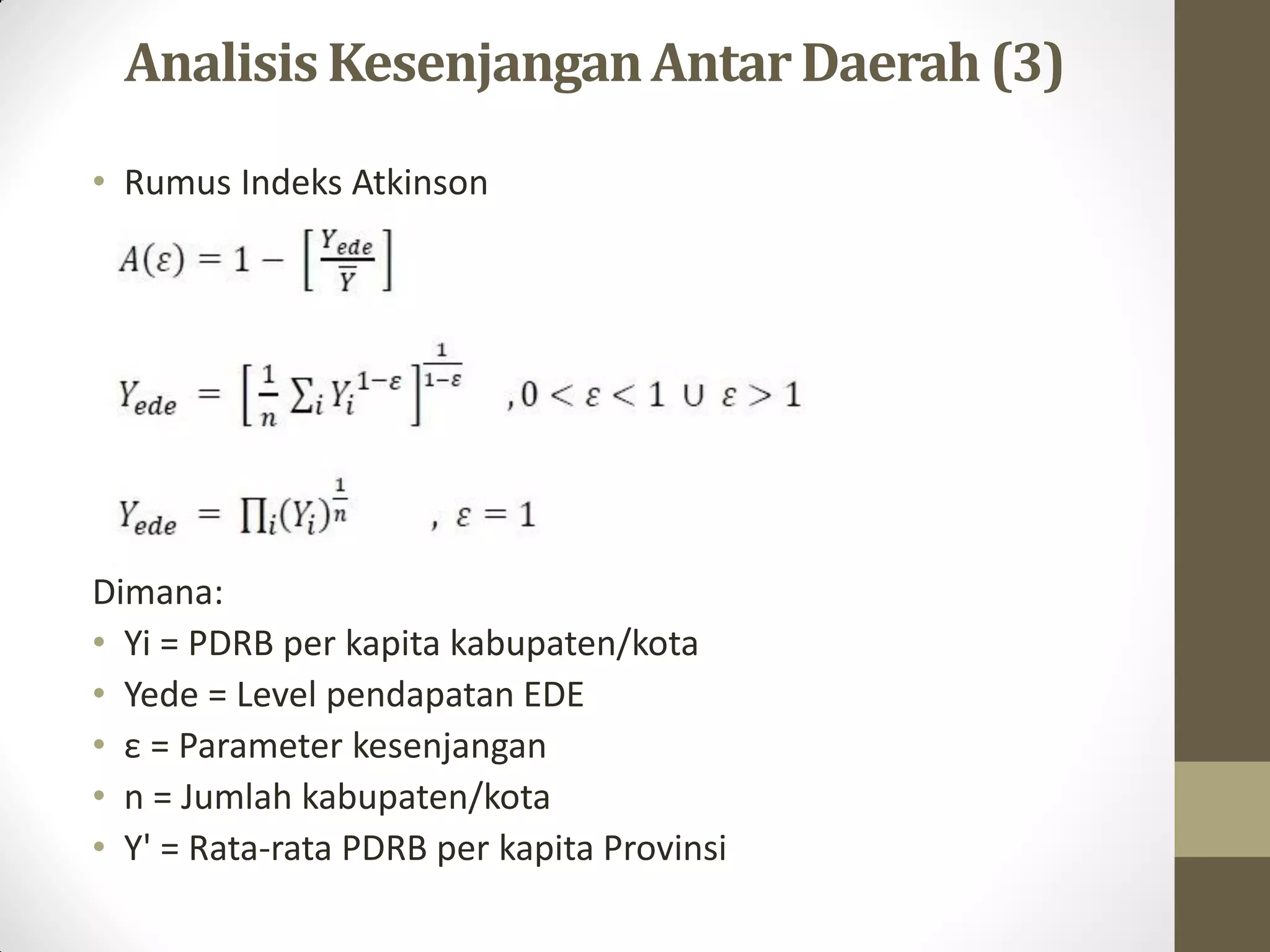 Beberapa analisis dalam ekonomi regional | PDF