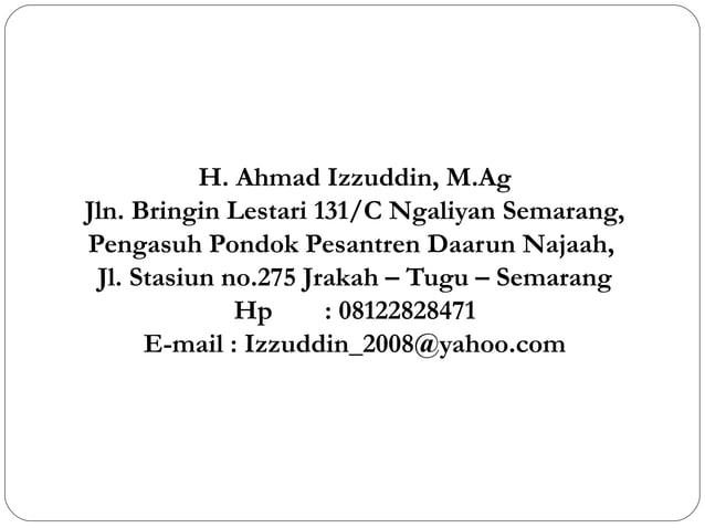 Beberapa metode pengukuran arah kiblat dan plus minusnya | PPT