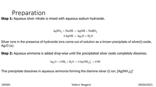 Bebeto tollens' reagent | PPTX