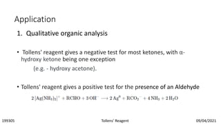 Bebeto tollens' reagent | PPTX