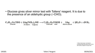 Bebeto tollens' reagent | PPTX