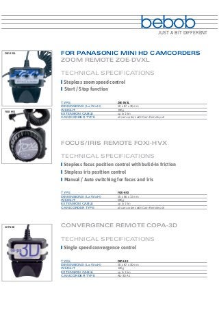 Bebob controllers | PDF