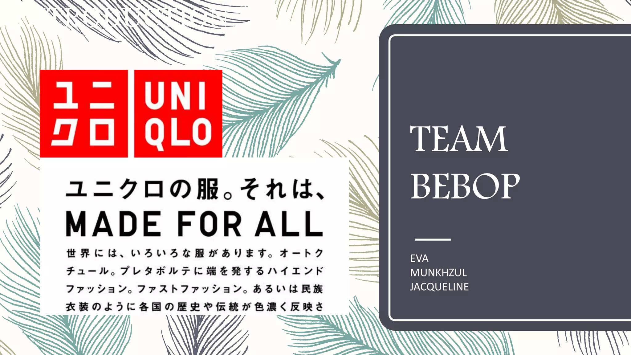 Uniqlo from Marketing concept | PPTX | Apparel Industry | Industries