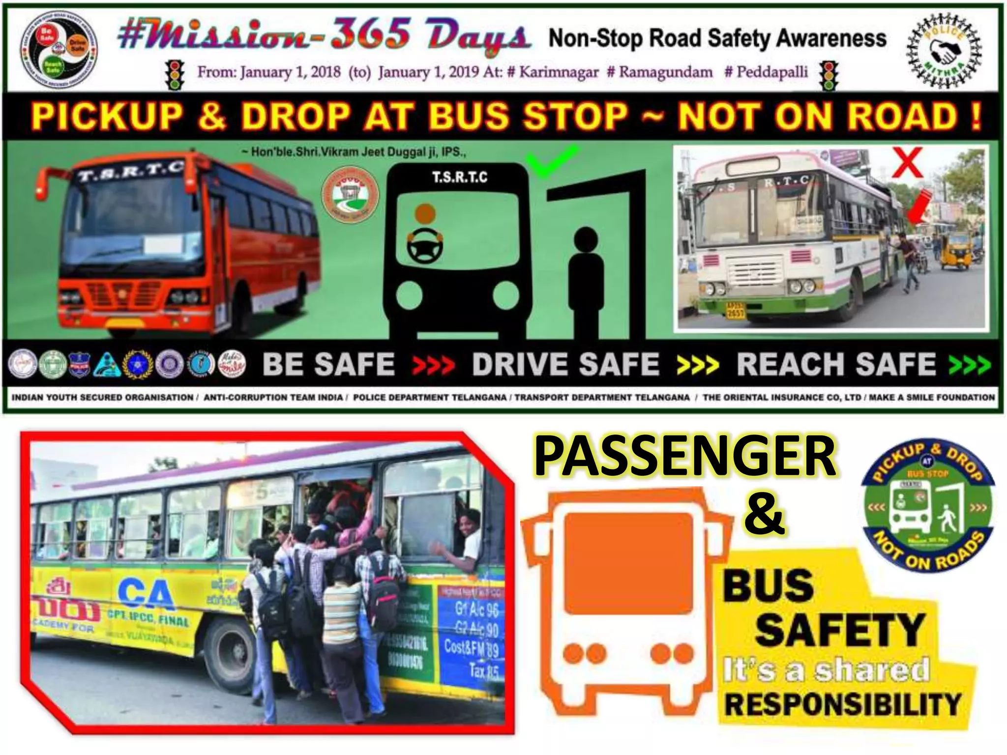 Be Bus Aware ~ Bus Safety Is A Shared Responsibility | PPTX | Rail ...