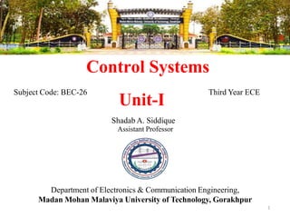 BEC 26 control-Systems_unit-I_pdf | PPT