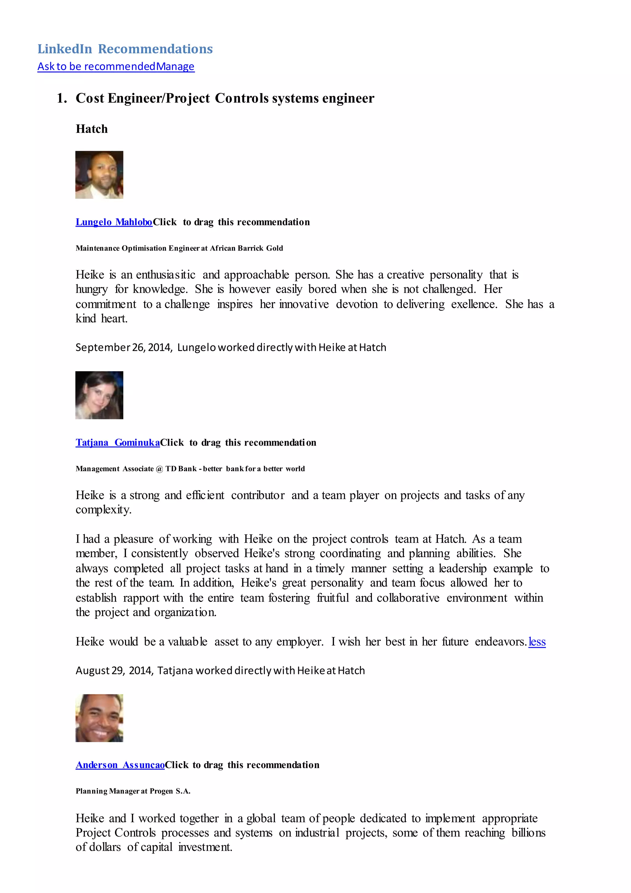 Recommendations (1) | PDF