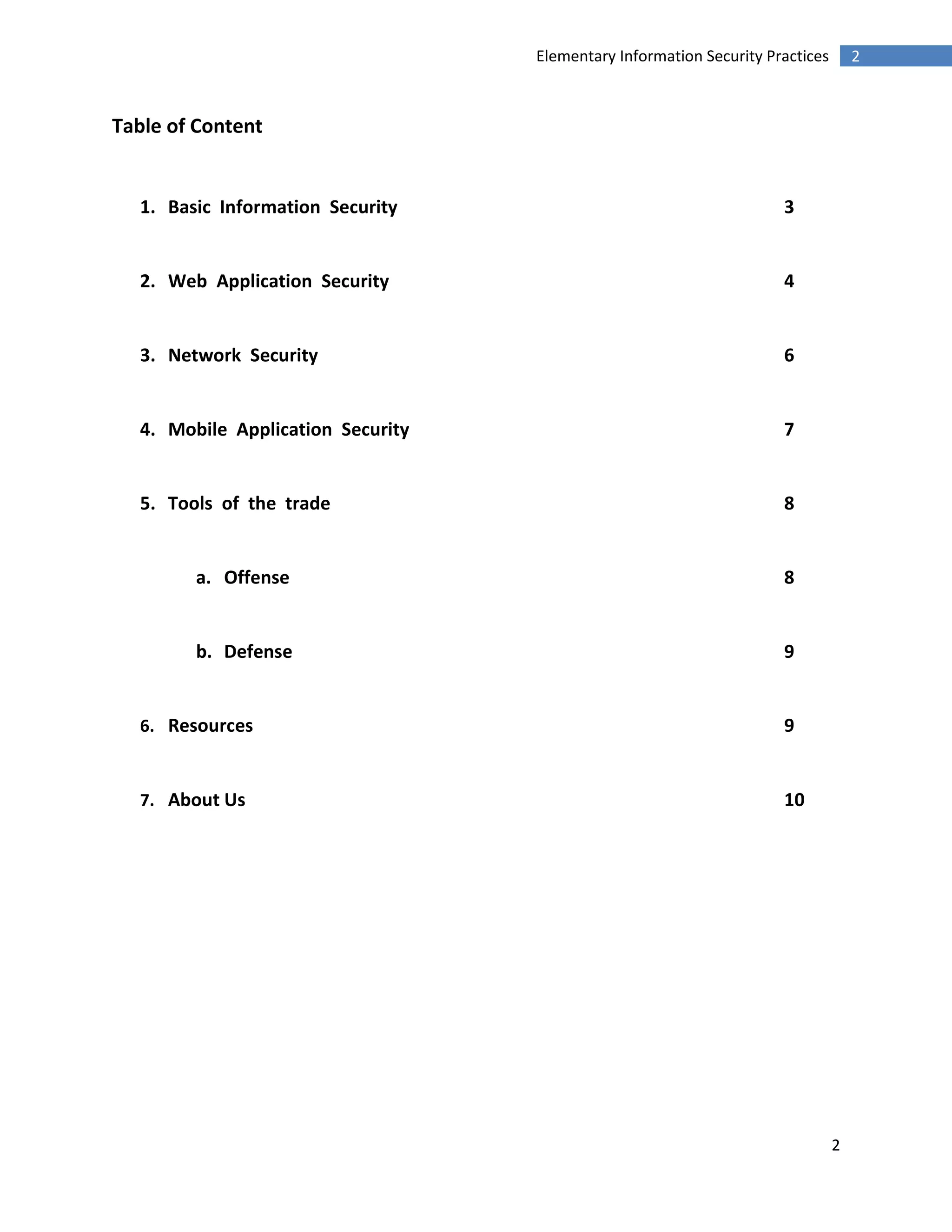 Elementary-Information-Security-Practices | PDF