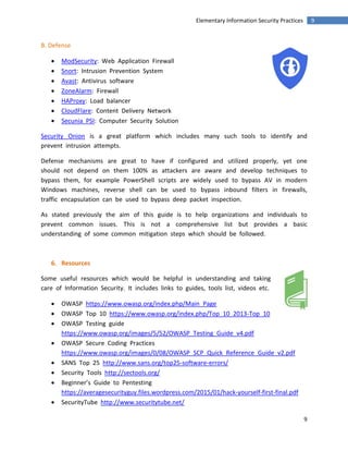 Elementary-Information-Security-Practices | PDF