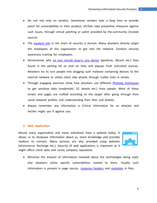 Elementary-Information-Security-Practices | PDF