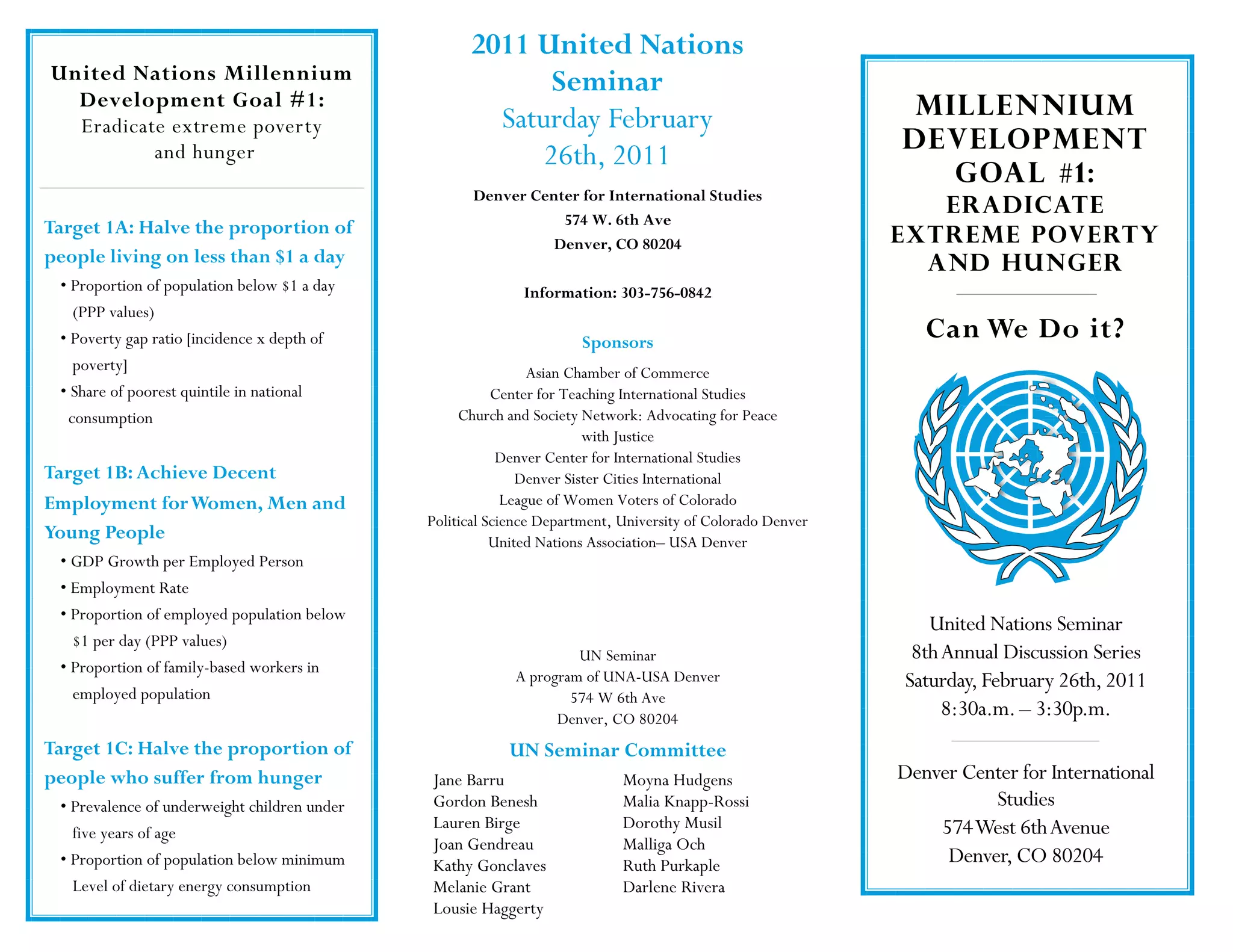 un_brochure | PDF | Debated Sensitive Social Issues | Sensitive Topics