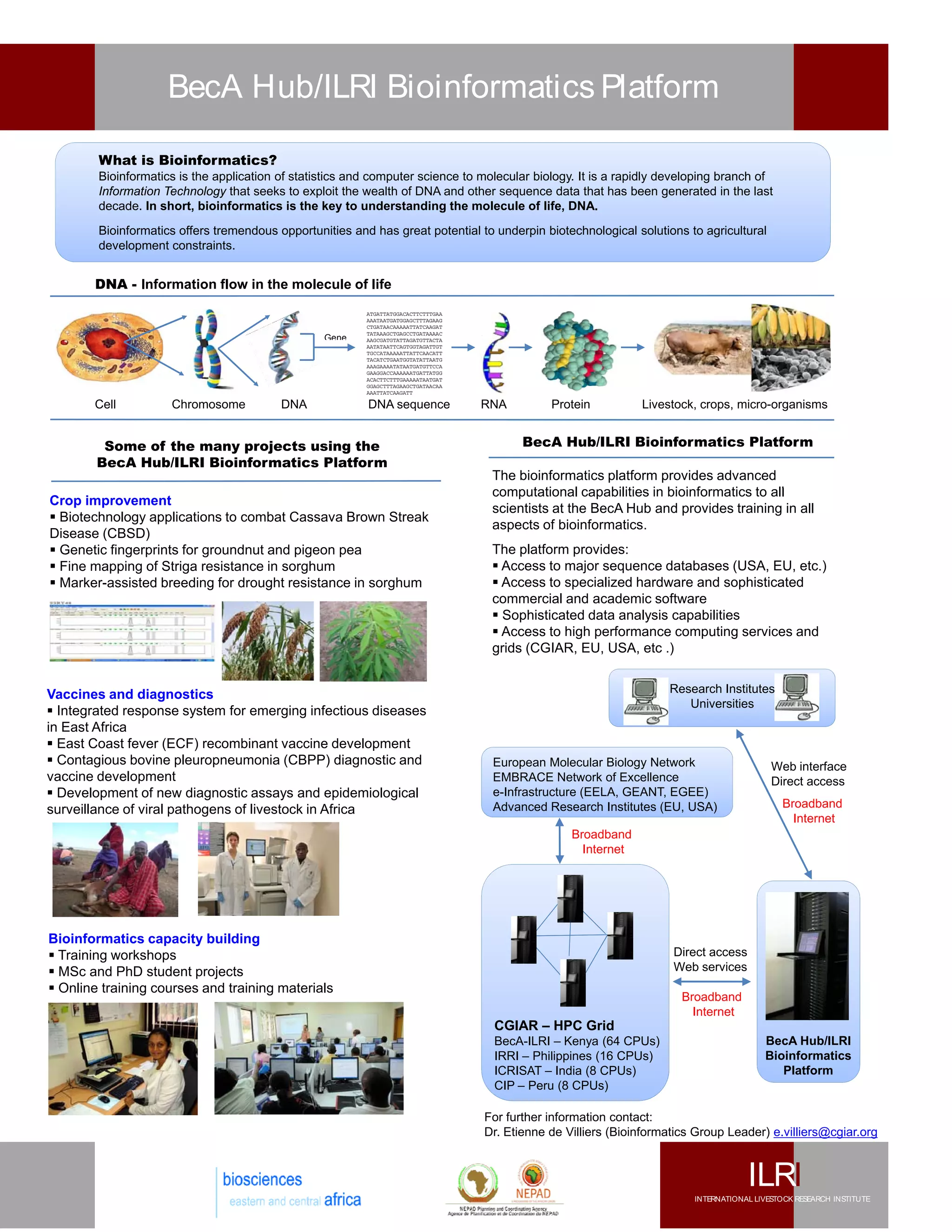 BecA Hub/ILRI Bioinformatics Platform | PDF